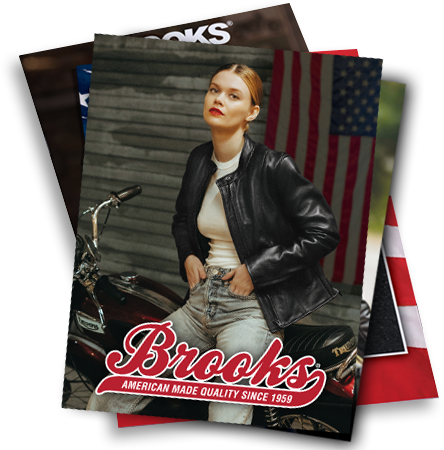 Brooks Leather Catalog – Motorcycle Jackets Made in the USA